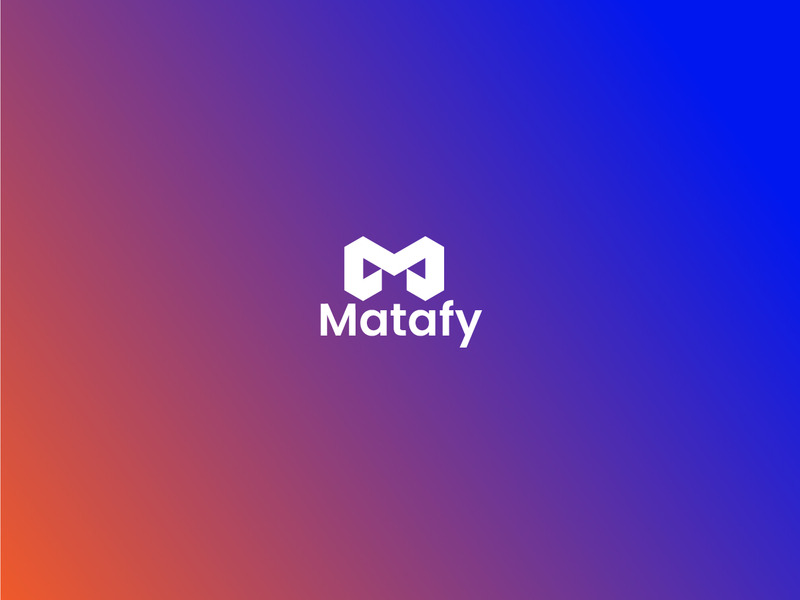 Letter M Logo Design with mobile app icon - TemplateMonster