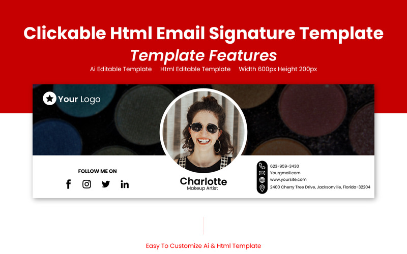 Template Html Signature at Jaclyn Dotson blog