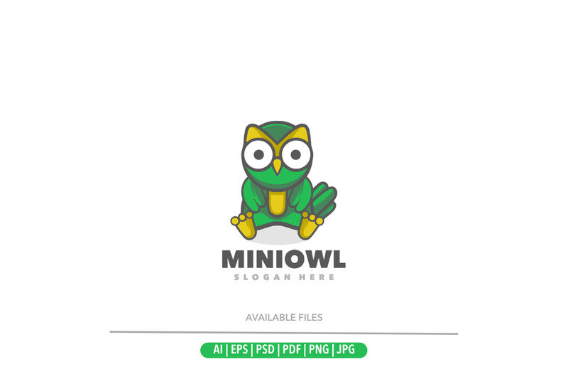Owl cute simple cartoon logo #325871 - TemplateMonster Owl cute simple cartoon logo #325871 - TemplateMonster