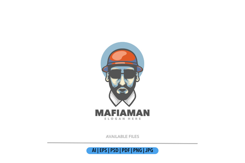 Mafia boss logo cute mascot #326593 - TemplateMonster