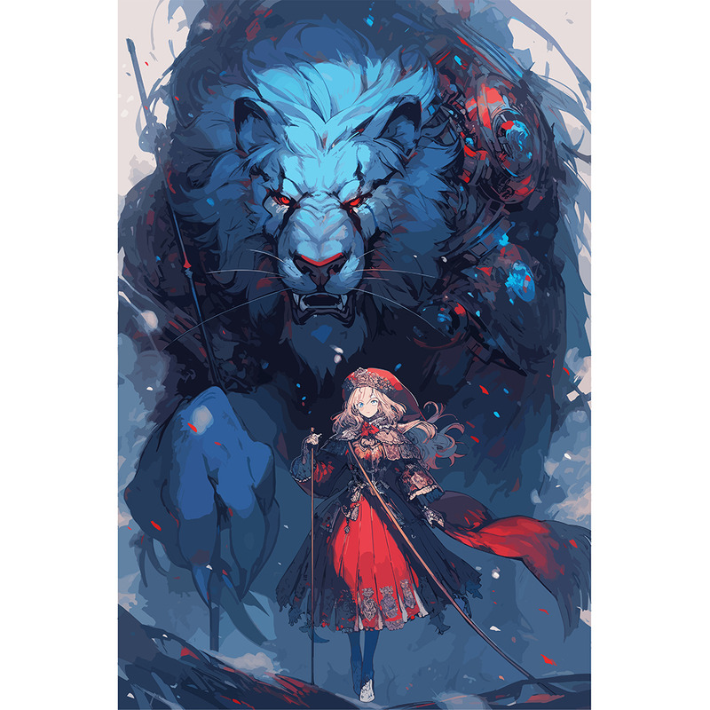 Autumn The Steampunk Tiger And The Frozen Maiden Abyssalcore Illustration