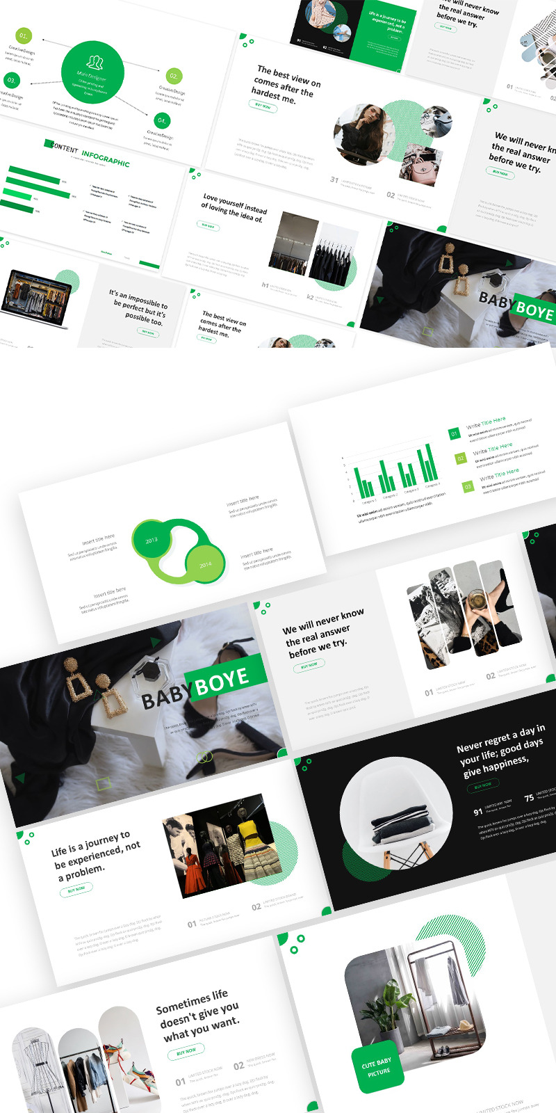 Babyboye Creative Powerpoint Template - TemplateMonster