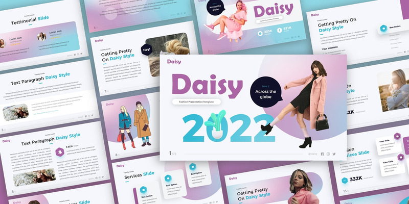 Daisy Fashion Multipurpose PowerPoint Template