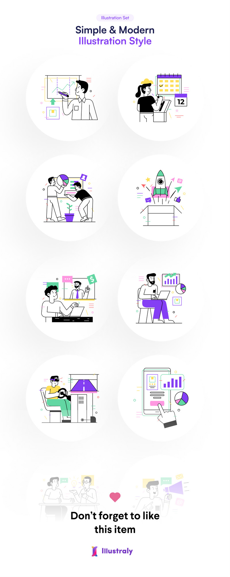 Productly - Product Development Illustration Set