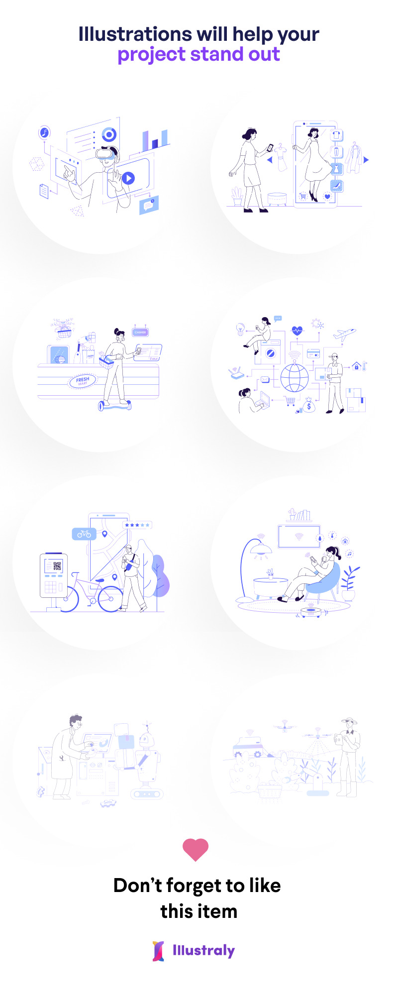 Hi-Techy - Emerging Technology Illustration Set