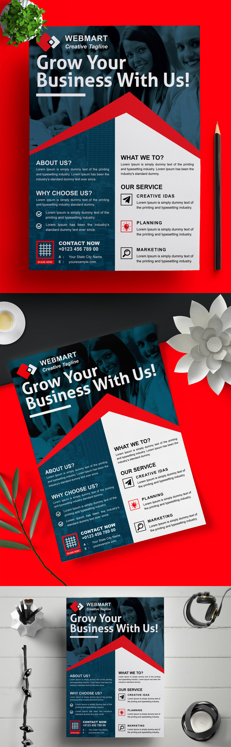 Business Start-Up Flyer Template #374836 - TemplateMonster