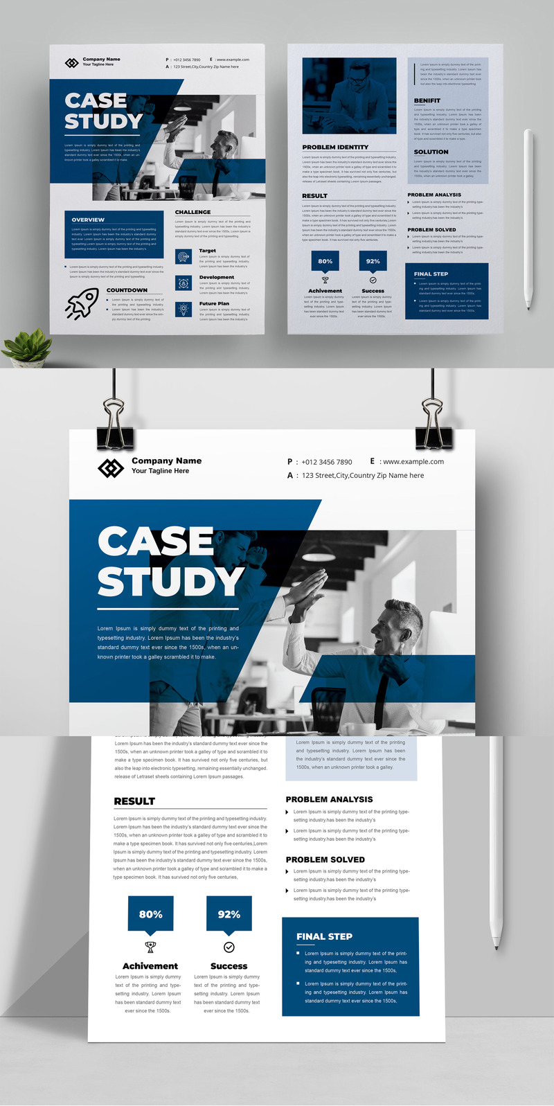 Company Case Study Template #378800 - TemplateMonster