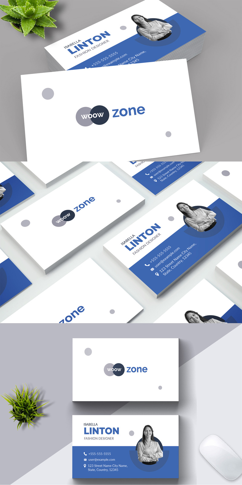 Clean Design Business Cards Layout #379087 - TemplateMonster