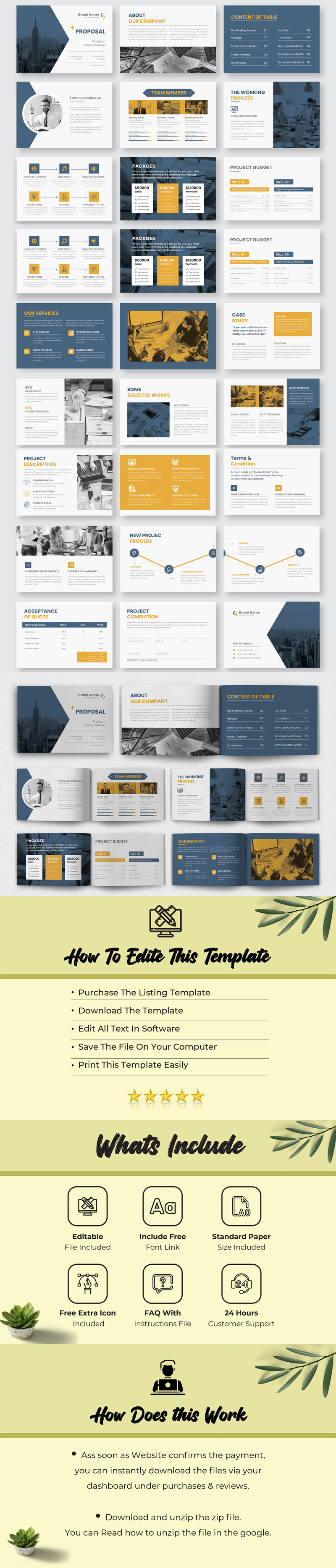 Project Proposal Design Layouts #377386 - TemplateMonster