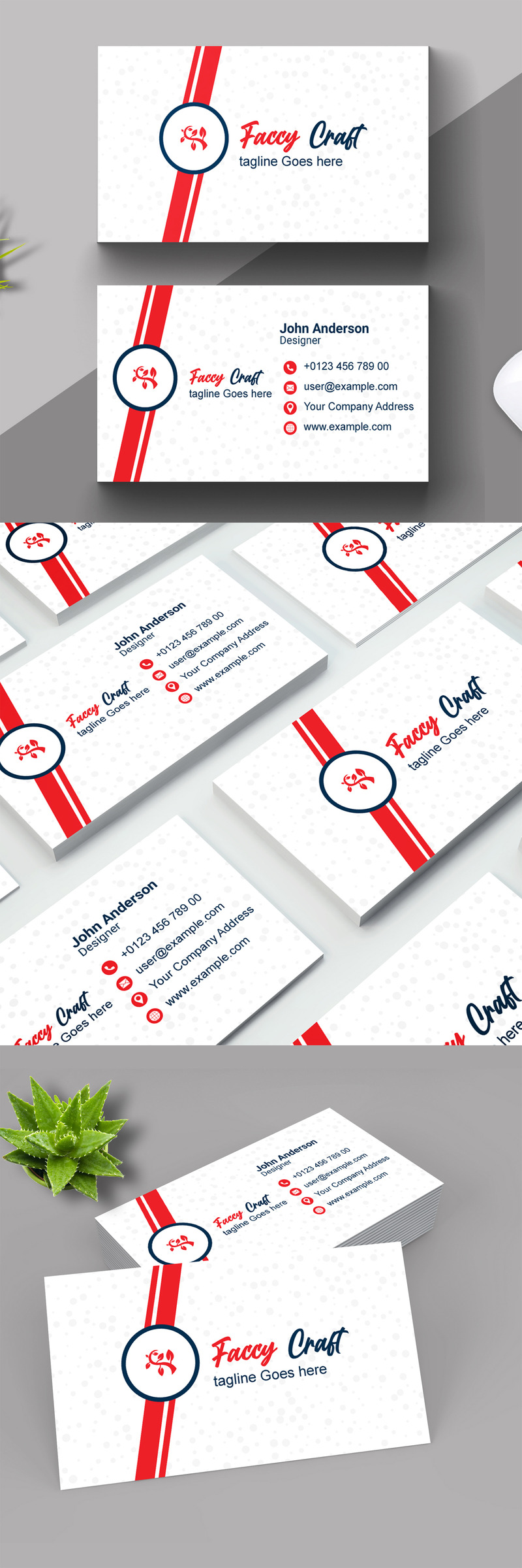 Craft Professionals Business Card #373904 - TemplateMonster