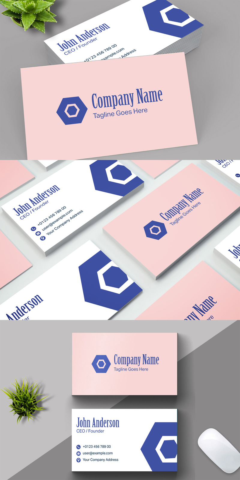 Creative & Clean Business Card Design - TemplateMonster