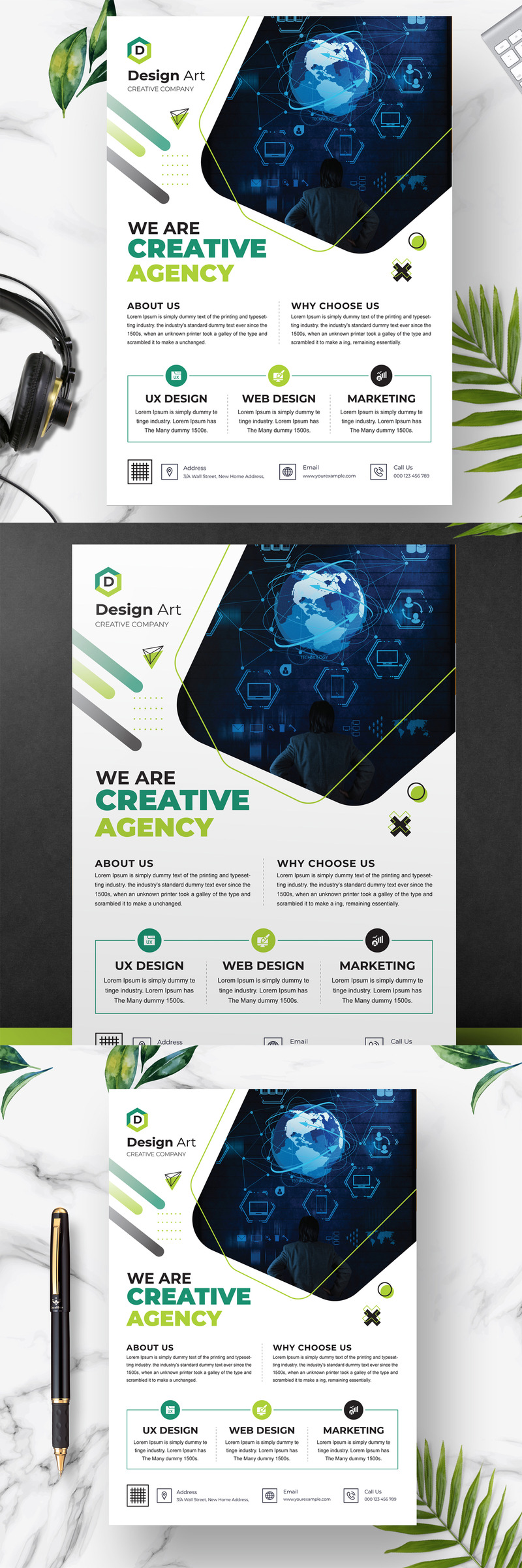 Agency/Business Flyer Template #373208 - TemplateMonster