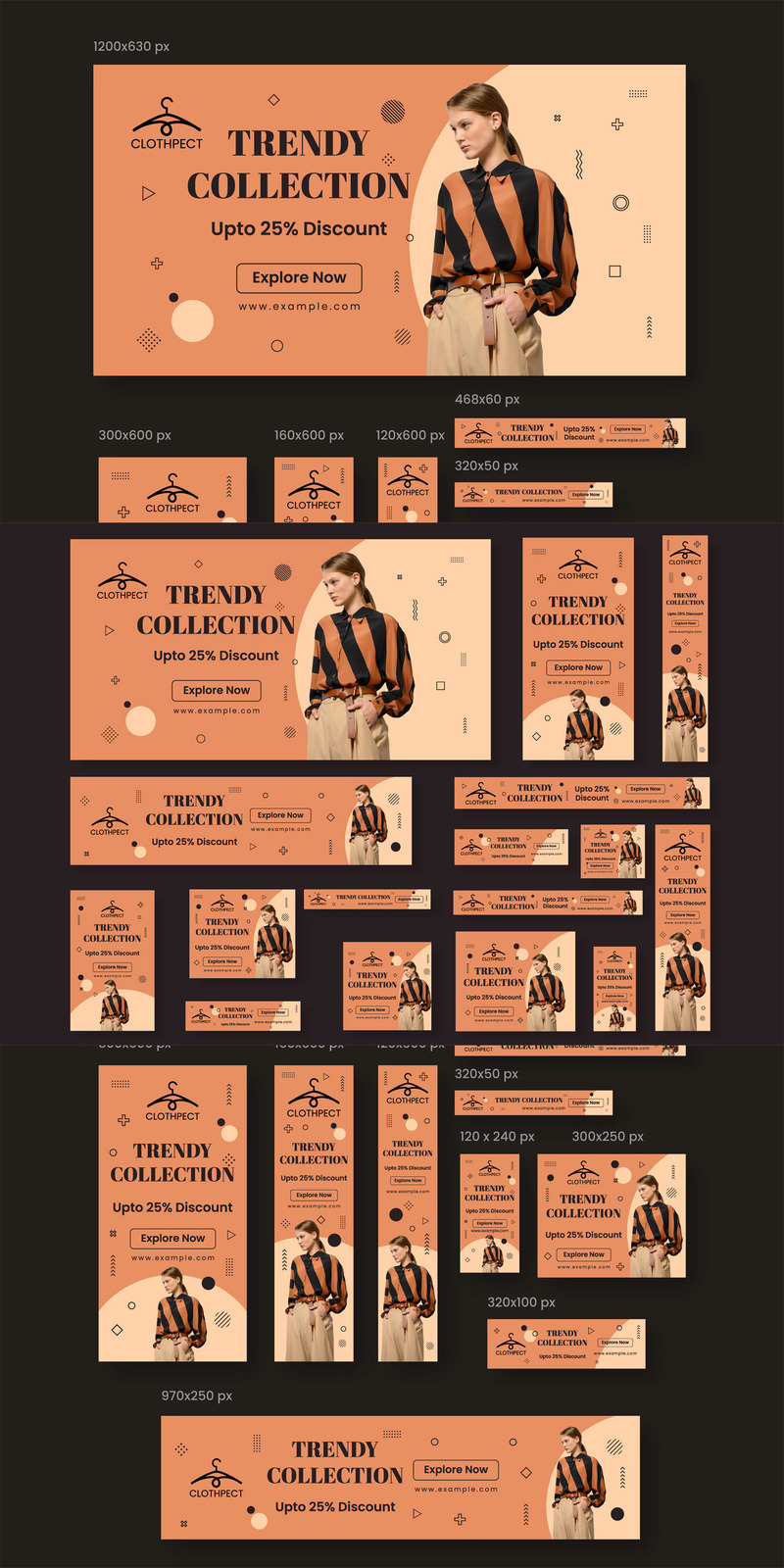 Fashions Social Media Posts Layout Template - TemplateMonster