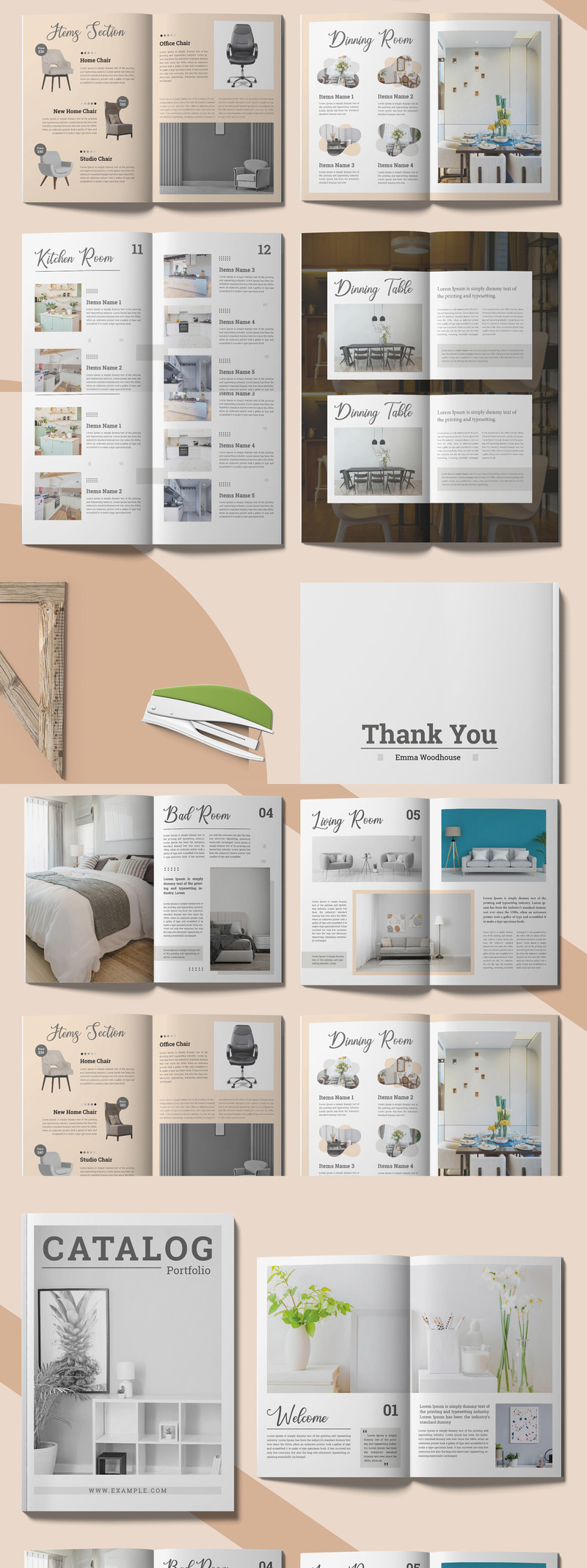 Catalog Portfolio Template #375021 - TemplateMonster