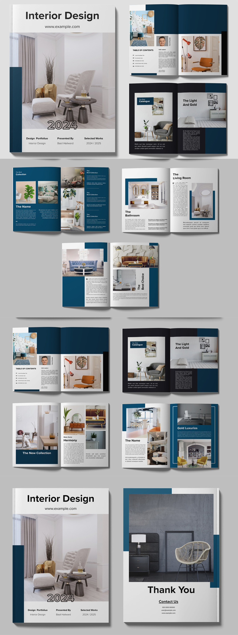 Interior Design Magazine Template #381242 - TemplateMonster
