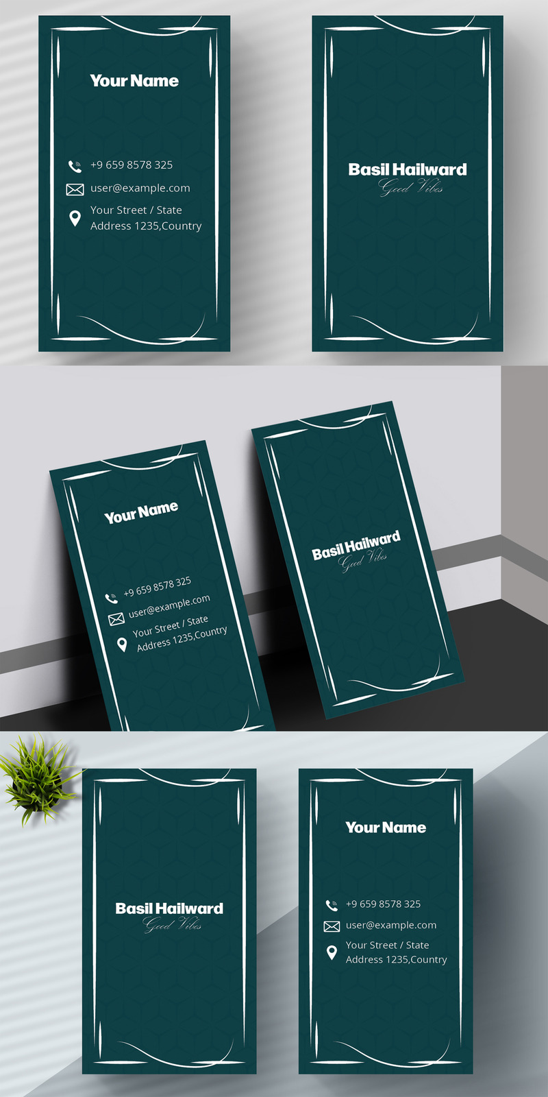 Corporate Premium Business Card #377691 - TemplateMonster
