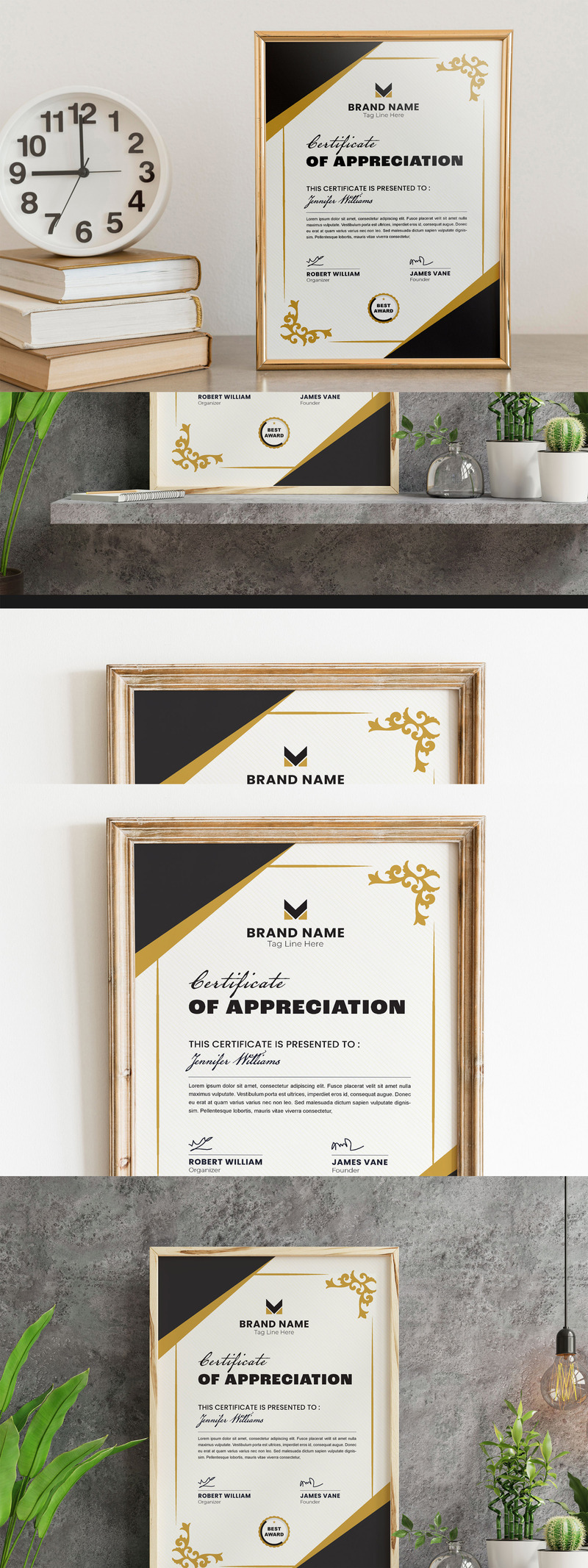 Certificate of Appreciation Layout #375648 - TemplateMonster