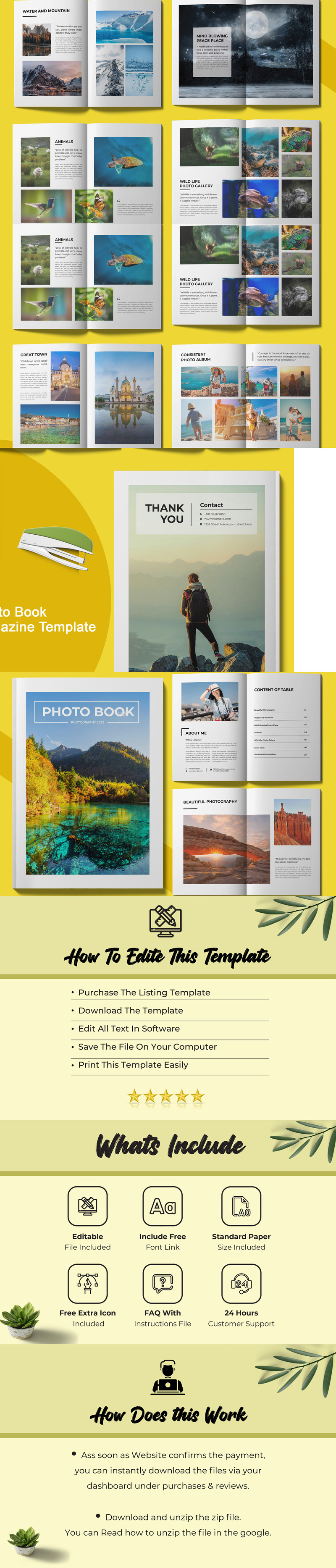 Photo Book Design Template #376624 - TemplateMonster
