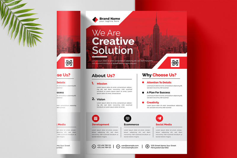 Multipurpose Flyer Template #378810 - TemplateMonster
