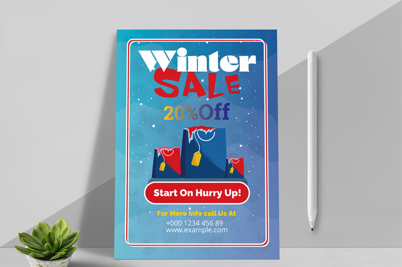 Winter Camp Flyer Templates #379518 - TemplateMonster