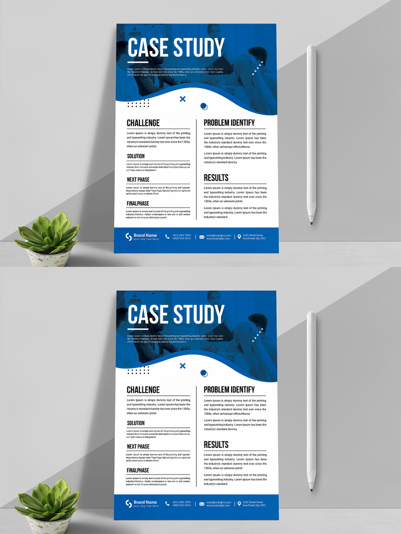 Business Case Study Design Layout #378747 - TemplateMonster