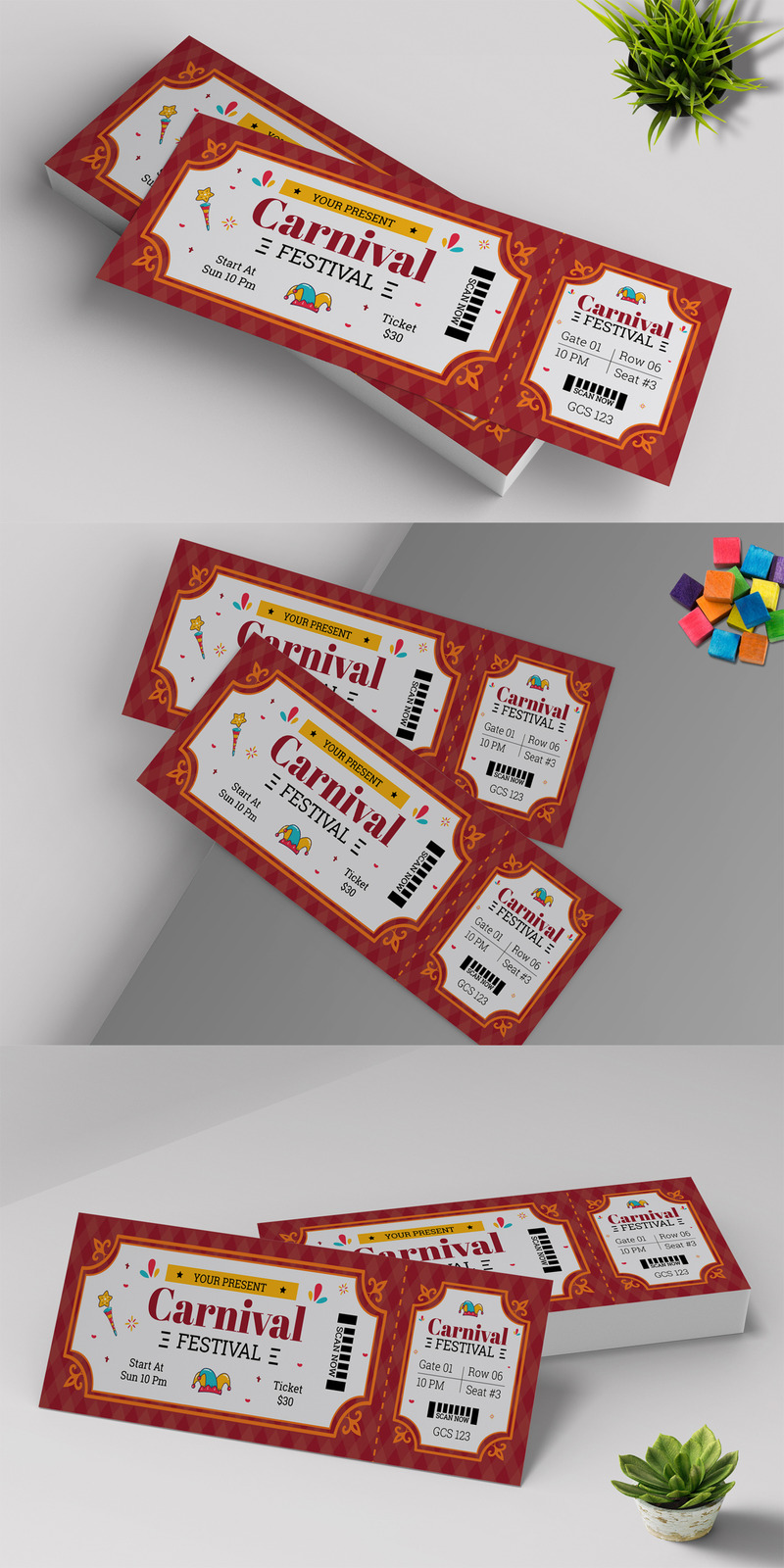 Carnival Festival Design Template #381033 - TemplateMonster
