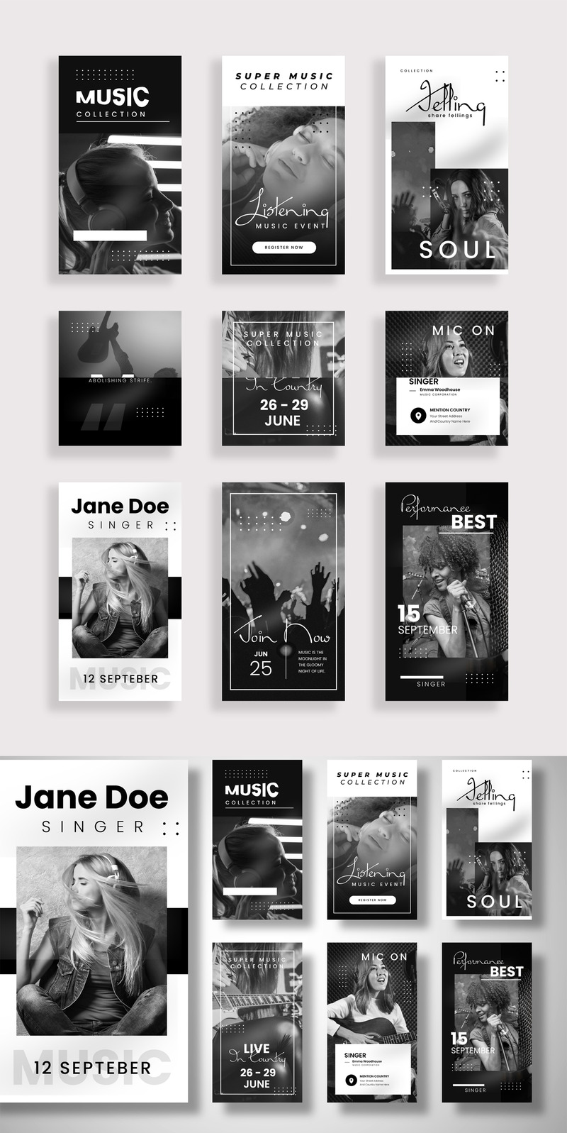 Online Music Show Social Media Post #379384 - TemplateMonster