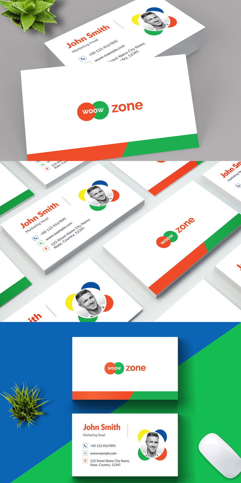 Creative Simple Business Card Template - TemplateMonster