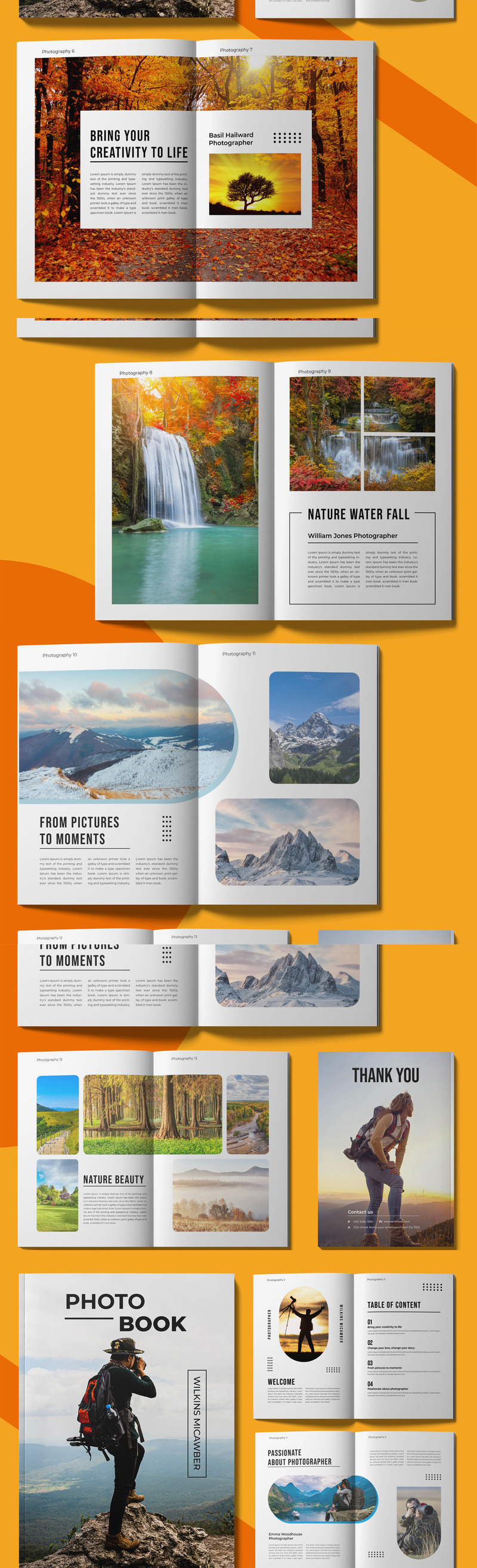 Photo Book Magazine Template #376082 - TemplateMonster