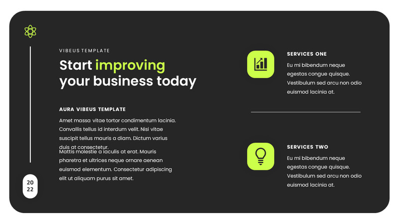 Aura - Pitch Deck Presentation #395731 - TemplateMonster