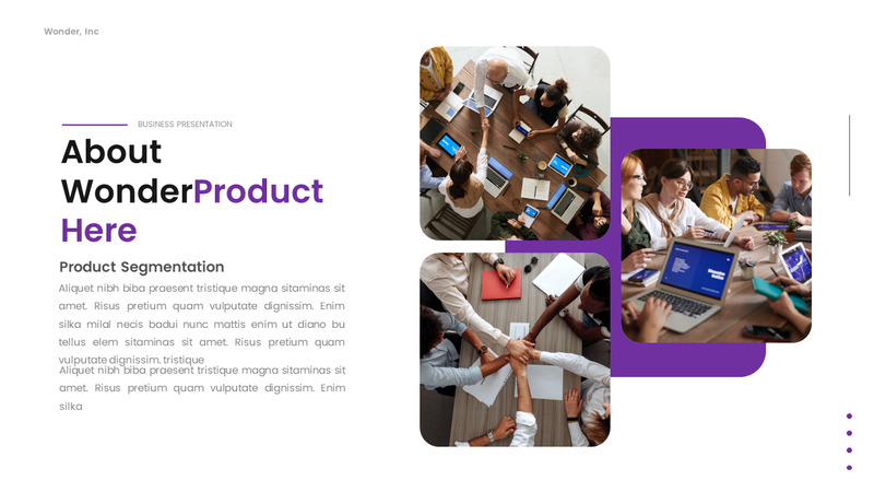 Wonder - PowerPoint de negocios de la empresa