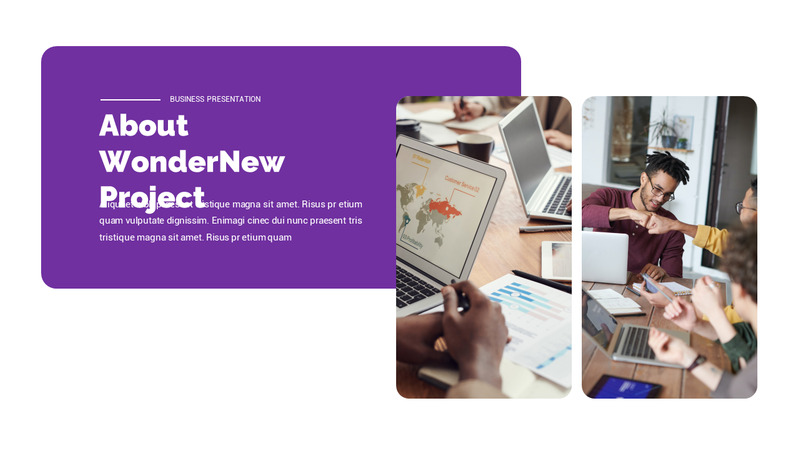 Wonder - Company Business PowerPoint - TemplateMonster