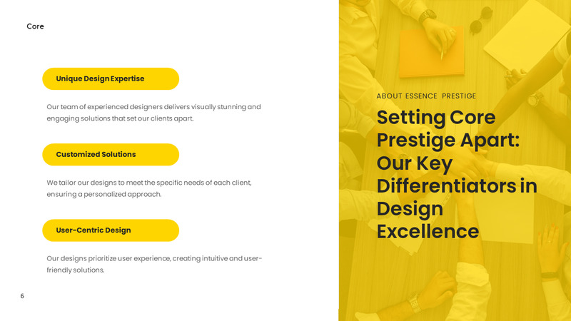 Core - Company Profile Presentation #397146 - TemplateMonster