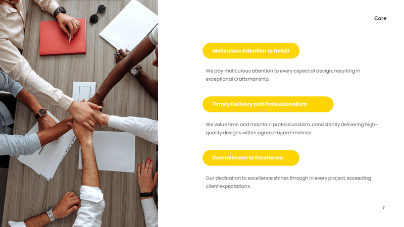 Core - Company Profile Presentation #397146 - TemplateMonster