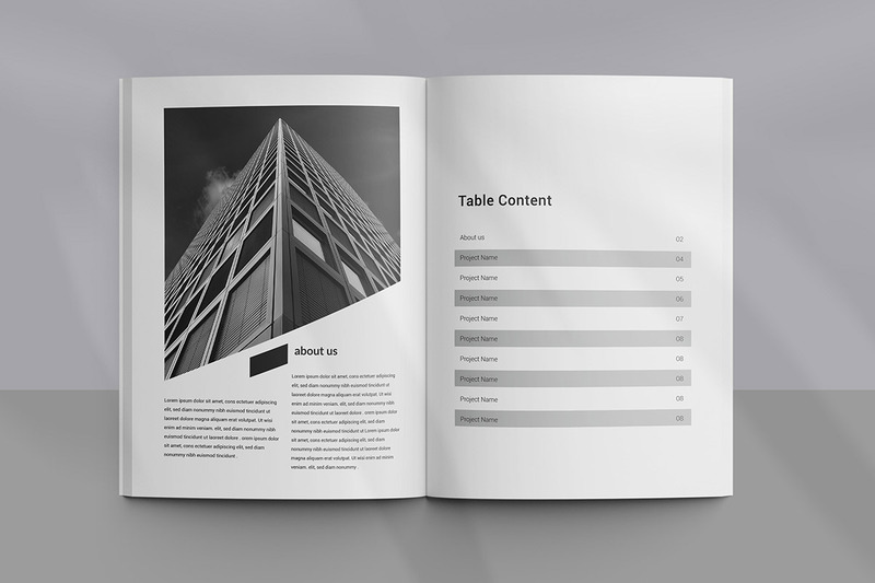 Modern Company Portfolio Template Design - TemplateMonster