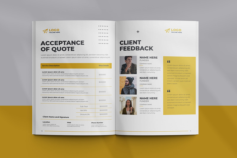 Modern Project Proposal Template #335916 - TemplateMonster