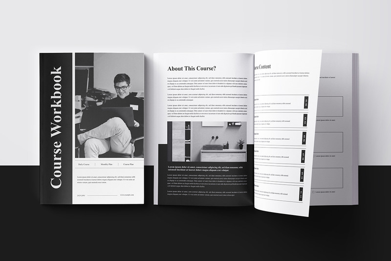 Course Workbook Layout Template #345057 - TemplateMonster