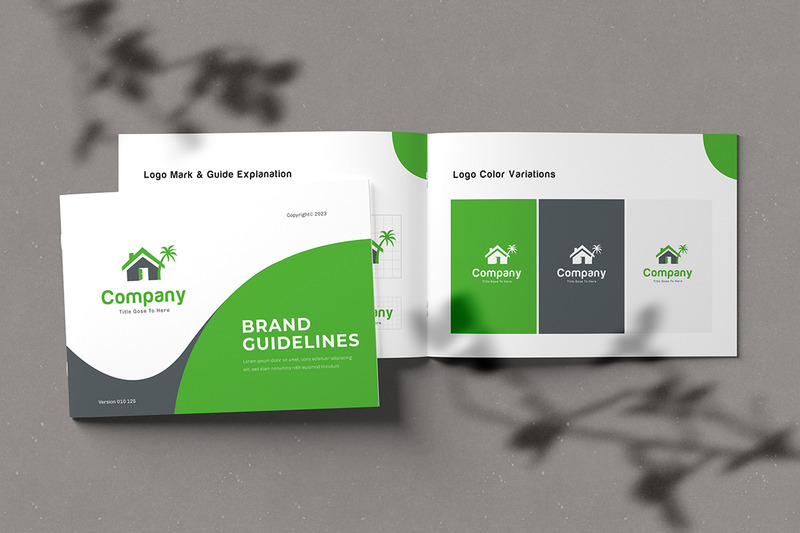 Brand Guidelines Template and logo Guideline Template