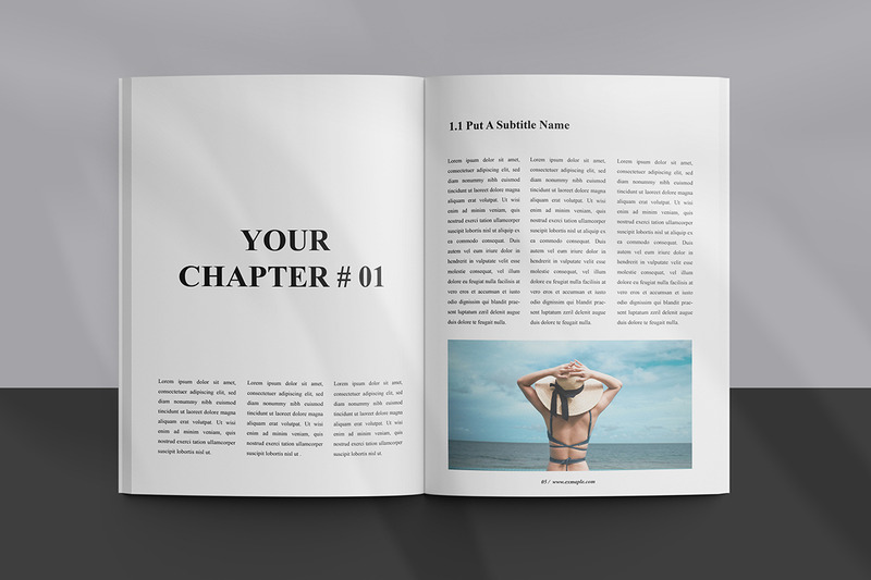 Modern Book Template Design #335875 - TemplateMonster