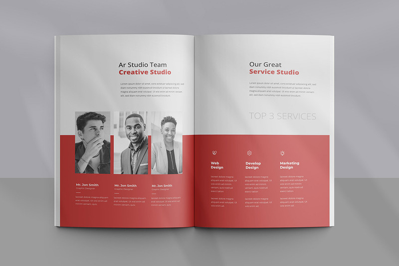 Clean and Simple Portfolio Layout Design - TemplateMonster