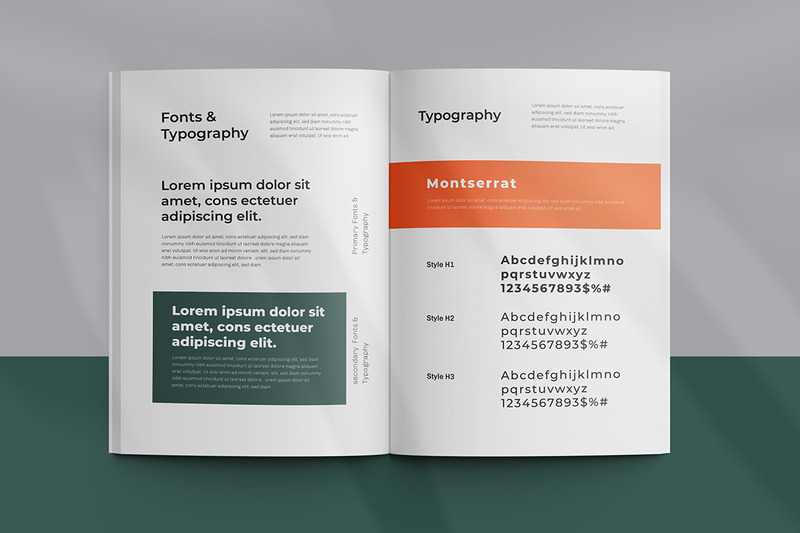 Brand Guidelines and Modern Brand Guidelines layout.