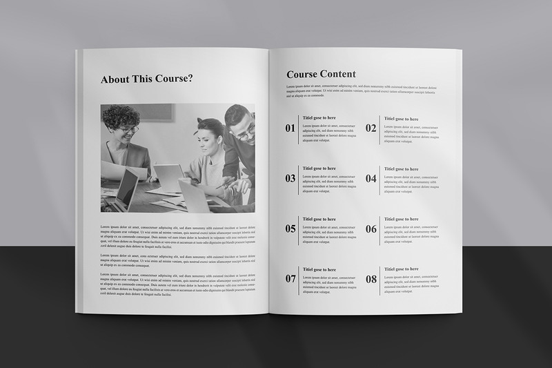 Course Workbook and Workbook Magazine - TemplateMonster