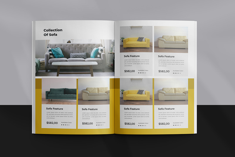 Furniture Product Catalog or catalog template