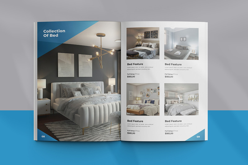 Product Catalog Layout Template Design and Catalogue