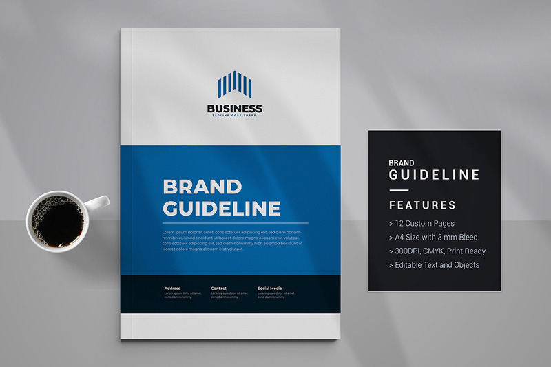 Brand guideline and Brand manual guideline - TemplateMonster