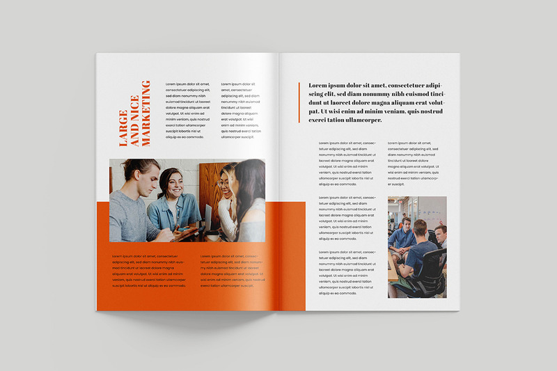 Magazine Layout Template Business Magazine Design