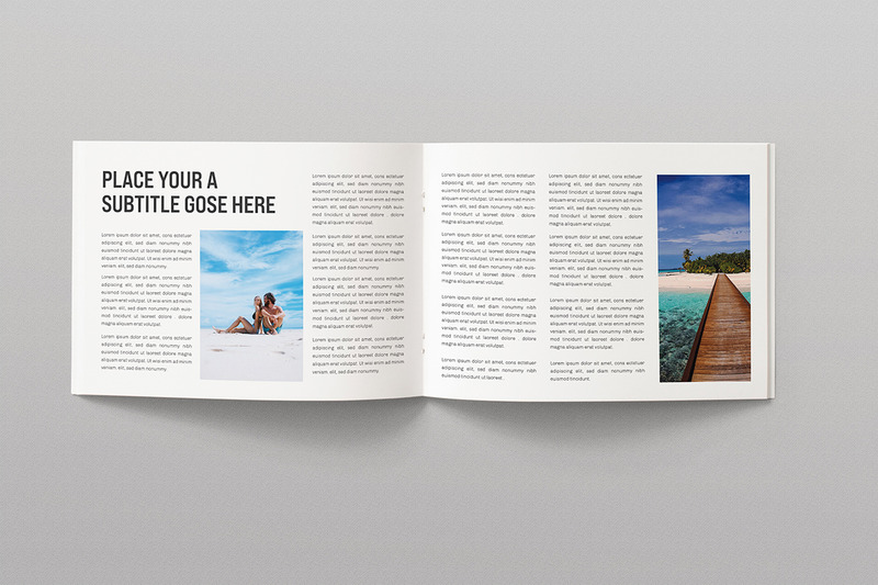 Landscape travel eBook Template #335872 - TemplateMonster