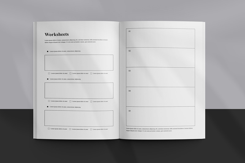 Course Workbook Layout Template #345057 - TemplateMonster
