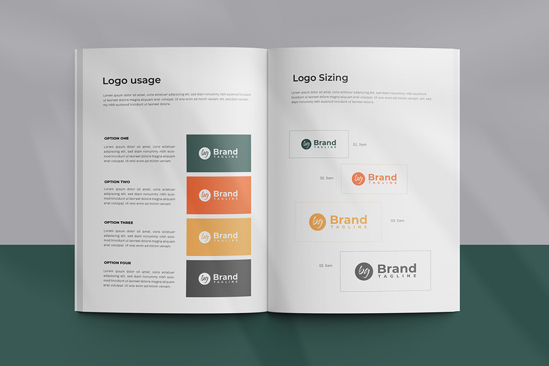 Brand Guidelines and Modern Brand Guidelines layout.