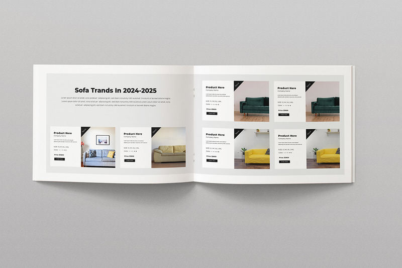 Furniture Landscape Product Catalog Template